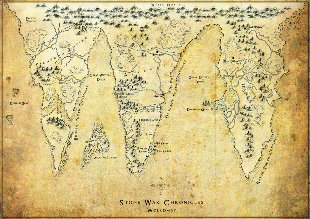 Worldmap – Stone War Chronicles